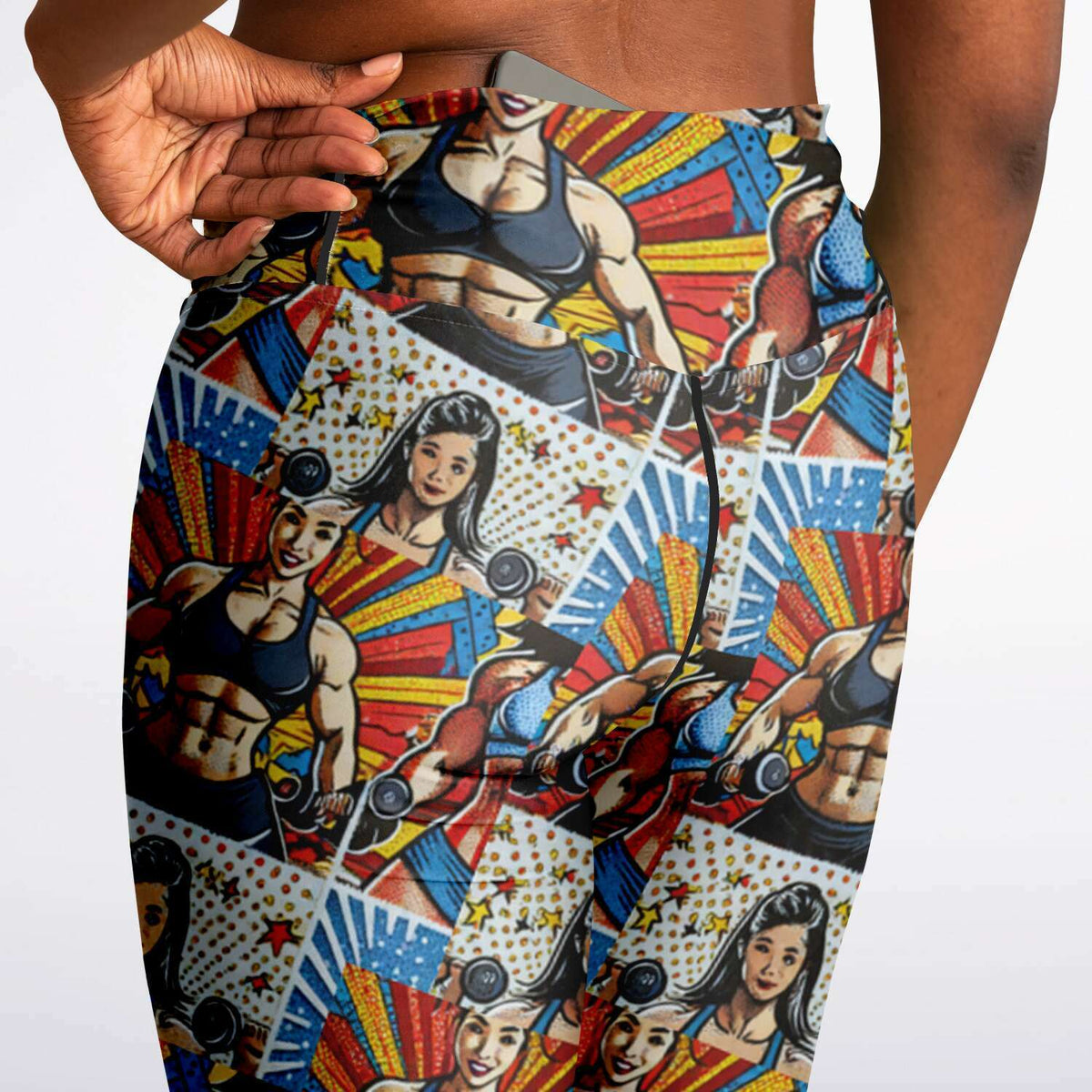 Pop Art AI Flare Leggings – DeadLift Clothing Co.